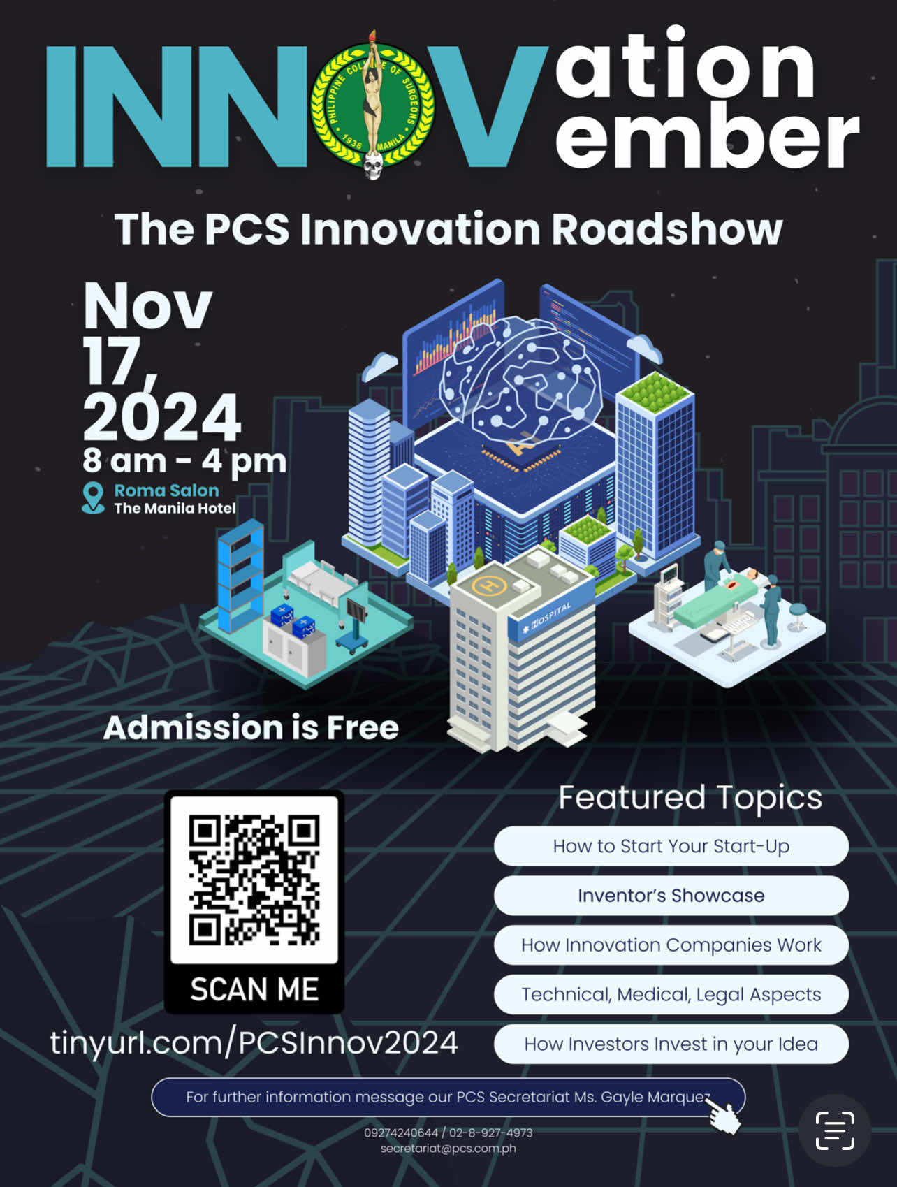 PCS - INVITATION LETTER FOR INNOVATION ROADSHOW ON NOV 17, 2024 AT 8AM ...